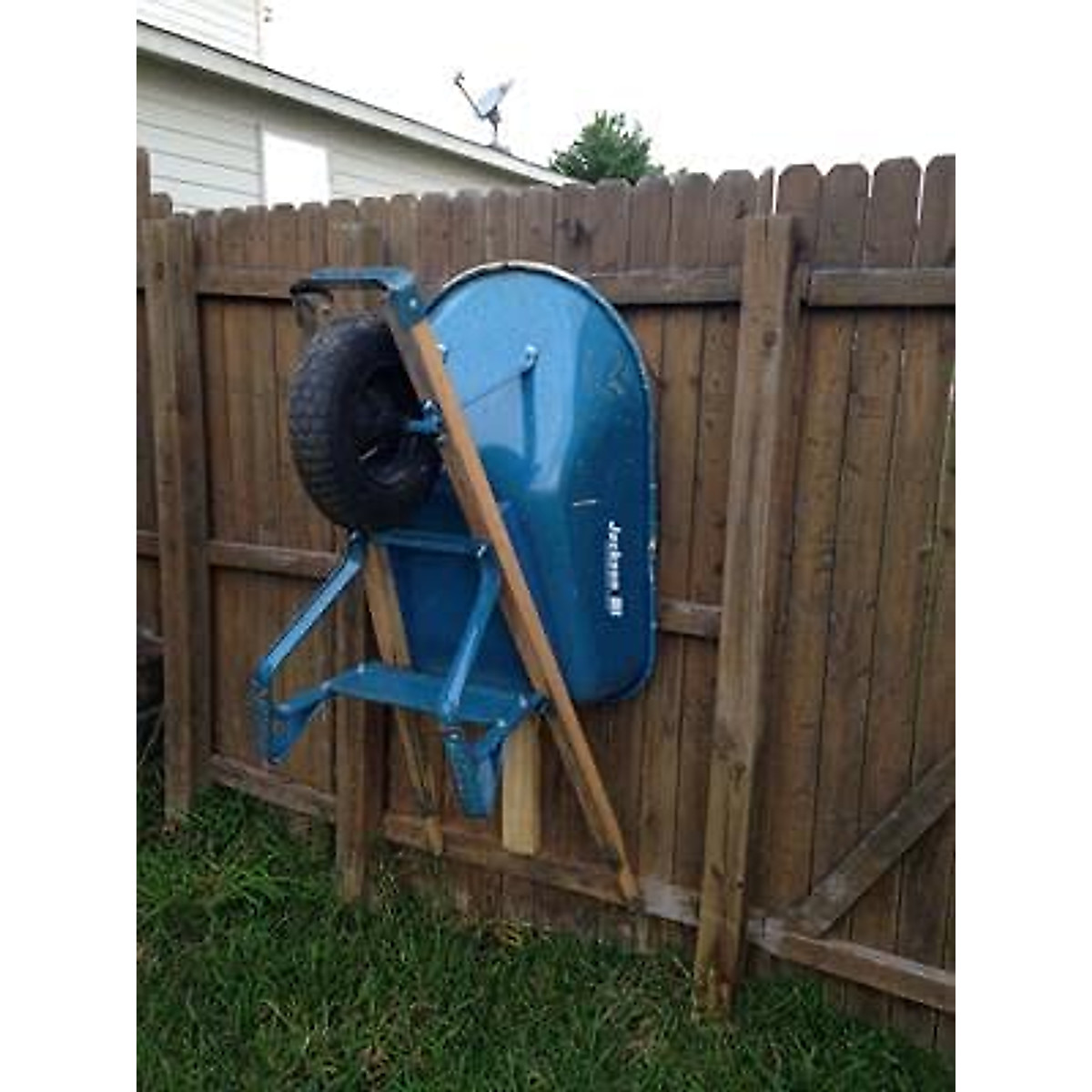 Tetra-Teknica GMH-01-2P 4-in Steel Wall Mount Ladder and Wheelbarrow Hanger, Matte Black, Pack of 2