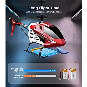 SYMA Remote Control Helicopter, S50H RC Helicopter with 16 Mins Flight Time, Altitude Hold and One-Key Take Off/Landing RC Plane, Gyro Stabilizer, 3.5 Channel, Gift Helicopter Toys for Kids Adults