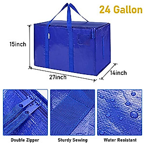 16 Pack Extra Large Moving Bags+6-Pack Oversized Moving Bags