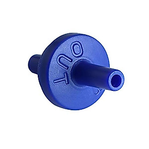 ZRM&E 5pcs One Way Non-Return Check Valve Aquarium Co2 System Air Pump Fish Aquarium Tube Hose Part Supplies Blue
