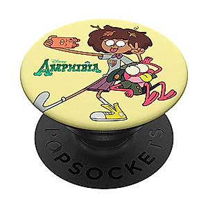 Disney Channel Amphibia Anne and Sprig PopSockets PopGrip: Swappable Grip for Phones & Tablets