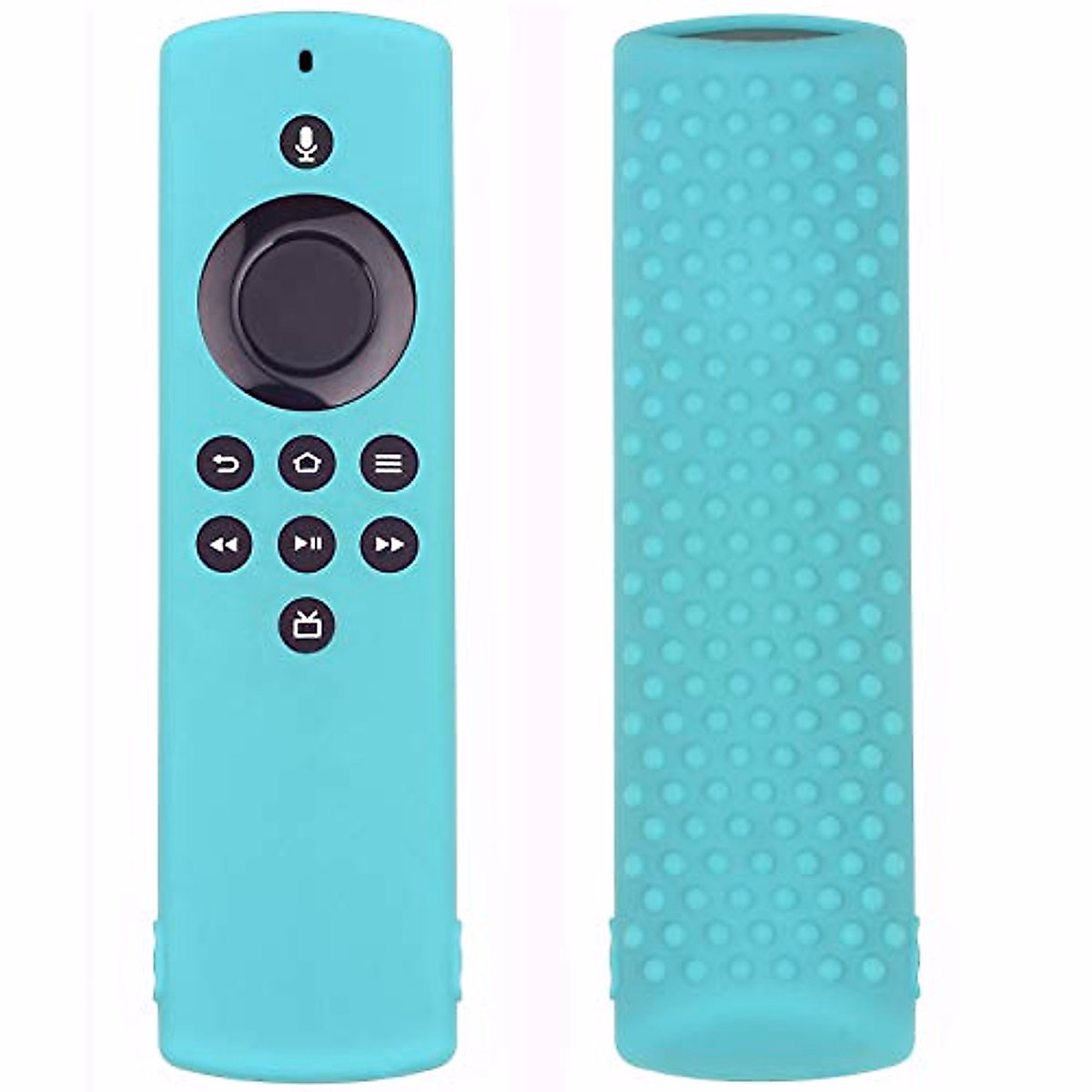 CUCUDAI Silicone Case Forr Amazon Fire TV Stick Lite Remote Control Shockproof Anti-Slip Replacement Protective Cover Case-Pink