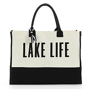 Travel Gift Lake House Gifts Tote Bag Beach Tote Boat Bag Lake Lovers Gift Summer Boating Lover Gift Lake Gifts for Women Lake Summer Vacation Gift Boater Gift Grocery Bag Shopping Bag