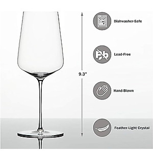 Zalto Denk'Art Universal Hand-Blown Crystal Wine Glasses | Set of 2 Glasses