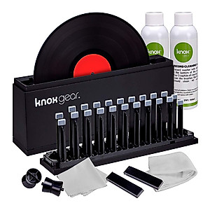 Audio-Technica AT-LP60X Bluetooth Fully Automatic Belt-Drive Turntable (Black) with Vinyl Record Cleaning Kit