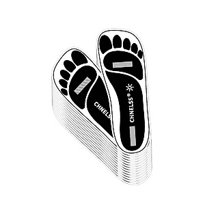 Black 60Pairs(120Feet)Disposable Spray Tanning Feet Pads for Hygienic Foot Protectors,Comfortable & Hygienic Spray Tan Pads Feet-Specifically for the Spray Tanning Industry or Salon,One Size-Non Slip