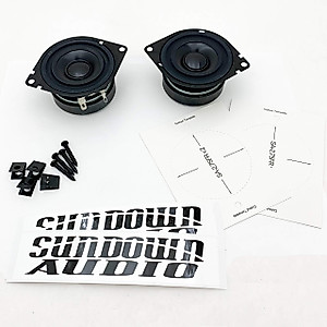 Sundown Audio SA-2.75 FR V2 Ferrite 2.75" Car Dash Speakers Mid Tweeters New