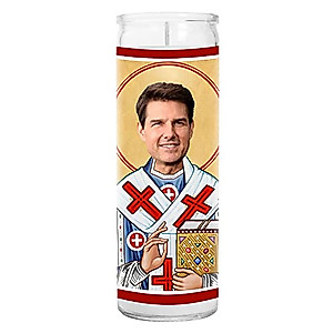 Cruise Celebrity Prayer Candle - Funny Saint Candle - 8 inch Glass Prayer Votive - 100% Handmade in USA - Funny Celebrity Novelty Gift
