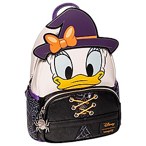 Loungefly Women's Disney Daisy Duck Halloween Witch Double Strap Shoulder Bag Purse - Entertainment Earth Exclusive