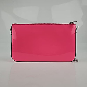 Christian Louboutin Loubila Pink Patent Leather Shoulder Bag