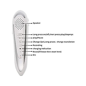 CG Quran Reading Pen, Smart Electronic Talking, M9-8GB Electronic Reader Pen, Word-by-Word Digital Holy Recorder, Loading on Many Reciters and Languages with 6 Book, Ramadan Gift