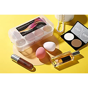 Makeup Sponge, Beauty Sponge, Makeup Blender Sponge 8 PCS, Original Scene Music（Music Type :Kawaii Bass),Dry and Wet Use, Makeup Sponges for Foundation, Makeup Blender Sponge Set with Gift Box