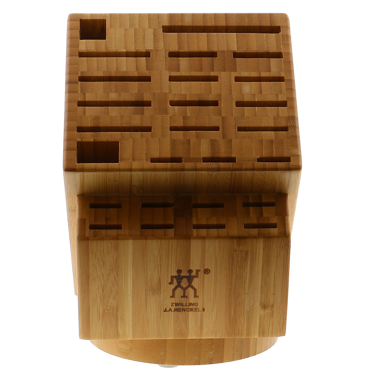 Zwilling J.A. Henckels 26-Slot Bamboo Swivel Knife Block