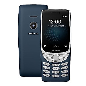 Nokia 8210 4G Dual-SIM 128MB ROM + 48MB RAM (GSM Only | No CDMA) Factory Unlocked 4G/LTE Smartphone (Dark Black) - International Version