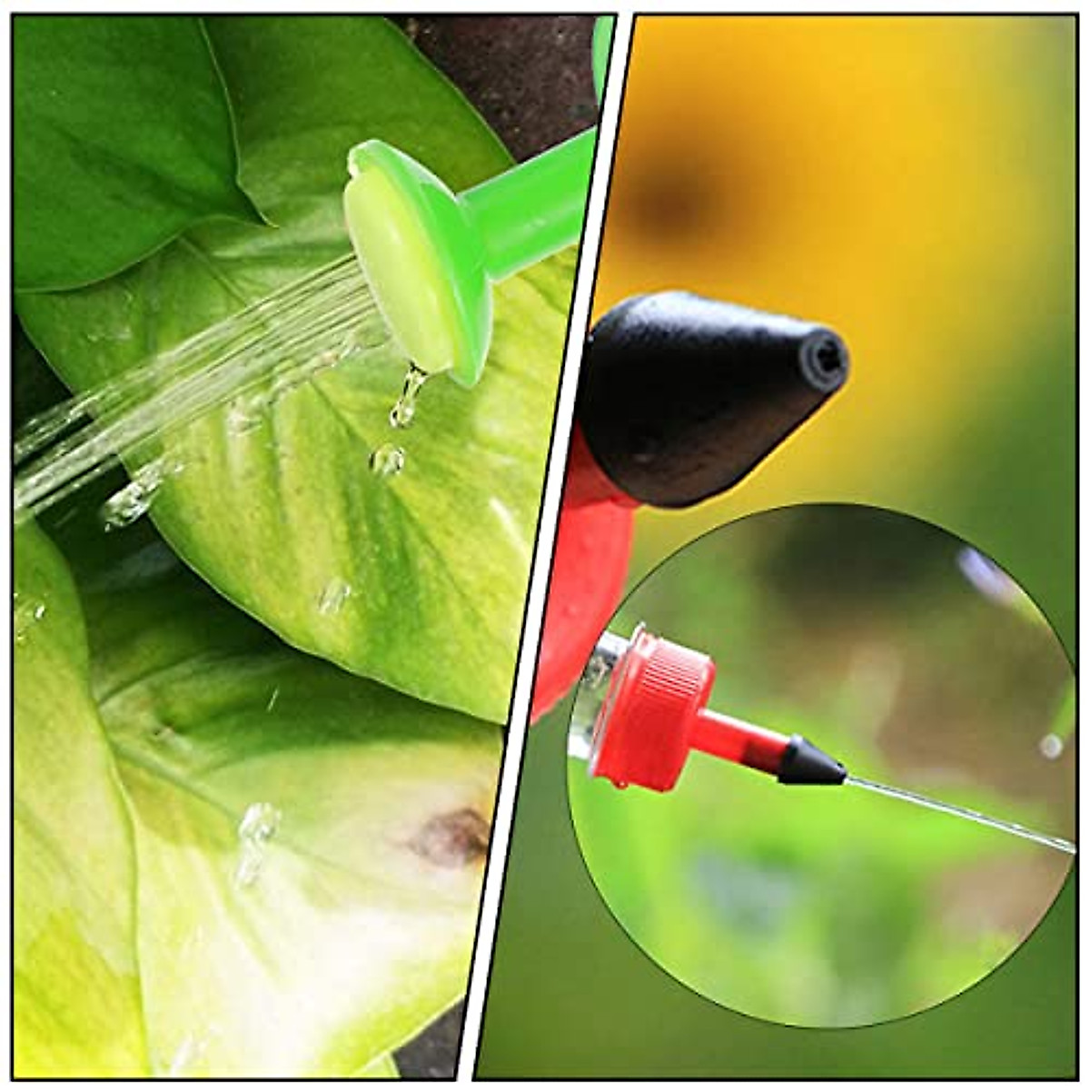 Happyyami 8pcs Shower Head Bottle Sprinkler Head Water Bottle Sprinkler Bottle Waterer Spout Adapter Watering Bottle Cap Flower Sprinkler Practical Bottle Sprinkler Replace Plastic Bonsai