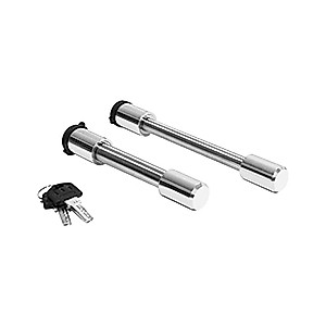 MAXXHAUL 50526 Stainless Steel Locking Hitch Pin Set for 50246 Aluminum Adjustable Ball Mount
