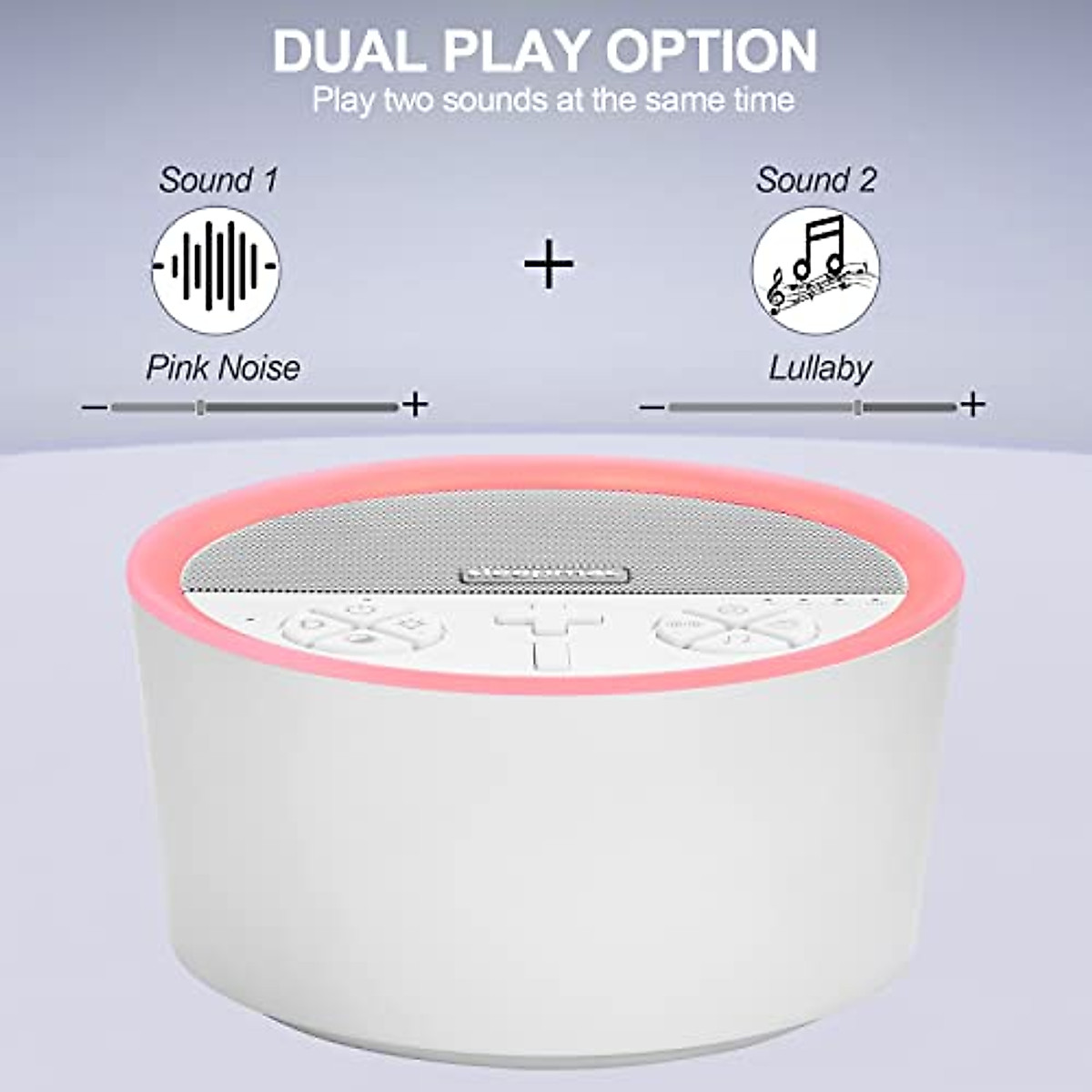 Sleepmac™ Pink Noise Machine (White)