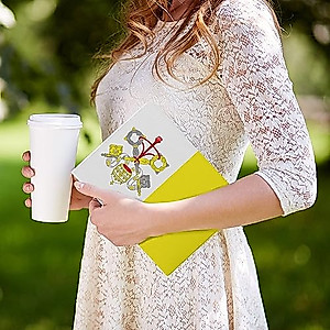 Vatican Flag Fashion Case for IPAD 2020 AIR 4 （10.9in）, Pen Slot Protective Cover for IPAD 2020 AIR 4 （10.9in）, Convenient Magnetic Stand