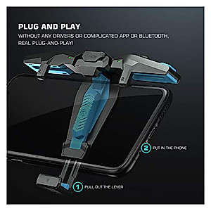 LUULYGO PUBG Mobile Game Controller Plug and Play, Suitable for iOS/Android COD Specialty Store