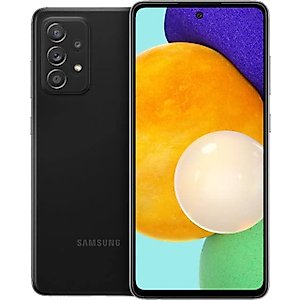 SAMSUNG Galaxy A52 A526U 5G, T-Mobile Locked Smartphone, Android Cell Phone, Water Resistant, 64MP Camera, US Version, 128GB, Black - (Renewed)