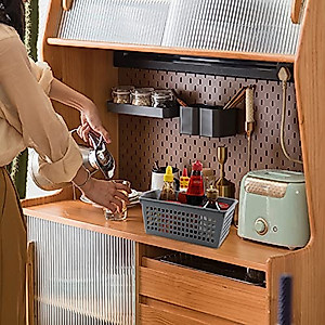 Ortodayes 6 Packs Small Storage Baskets Bins, Plastic Organizer Baskets for Kitchen Bathroom Office