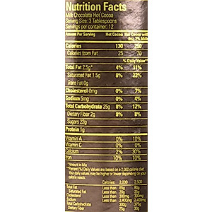 Godiva Milk Chocolate Hot Cocoa Canister 13.1oz (2 canister)