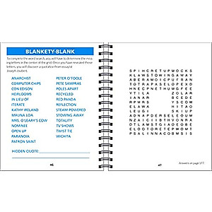 Brain Games - Word Search Large Print (Blue)