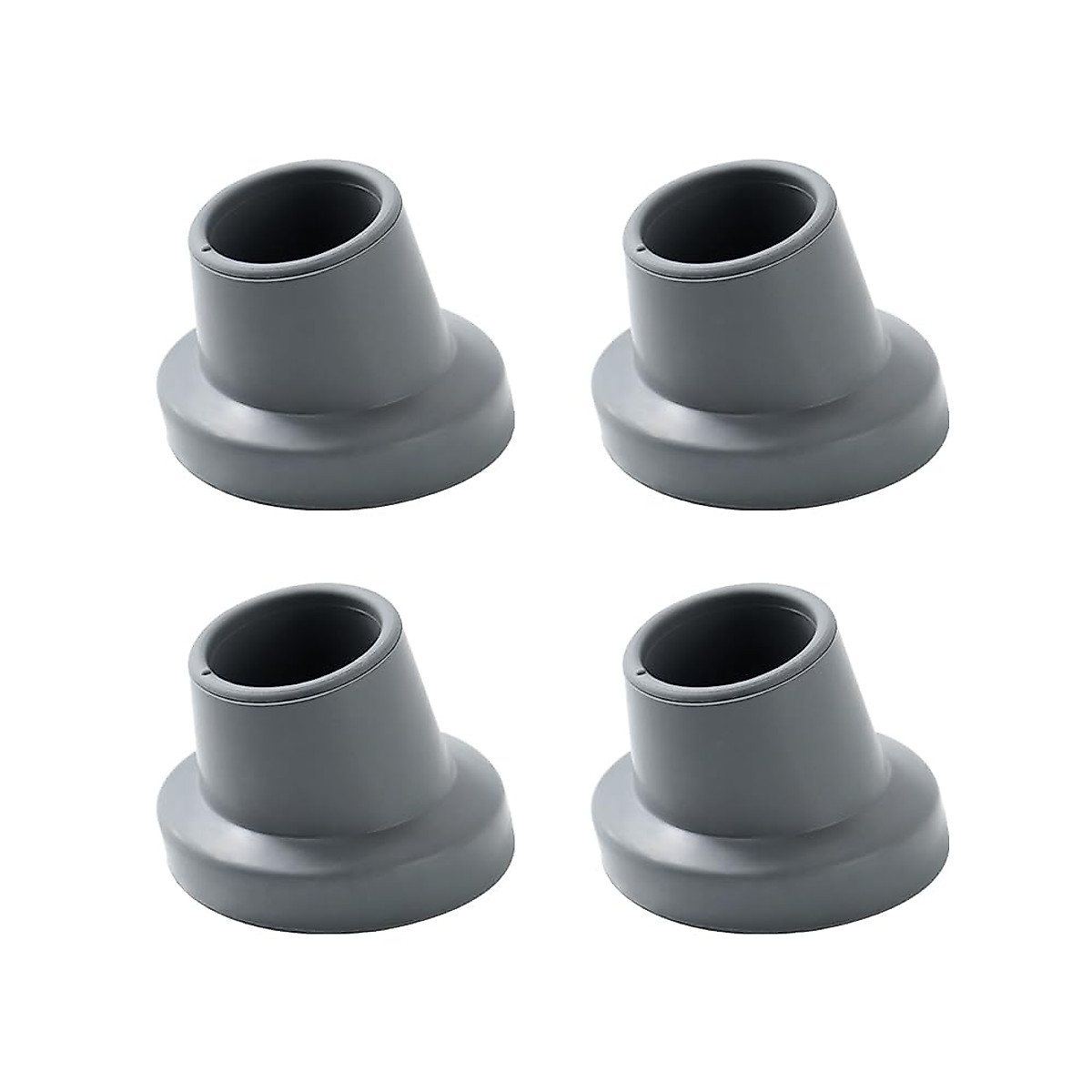 Replacement Feet for Shower Chair Bath Seat Slope Rubber Tips Non Slip Shower Bench and Tub Transfer Benches Suction Cup Feet (1-1/8")