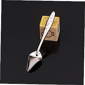 CORHAD 12 Pcs Feeding Spoon Bird Feeding Tool Hamster Spoon Pet Food Spoon Pet Milk Spoon Bird Parrot Spoon Hamster Feeding Tools Bird Feeding Scoop Bird Feeding Supplies Silver