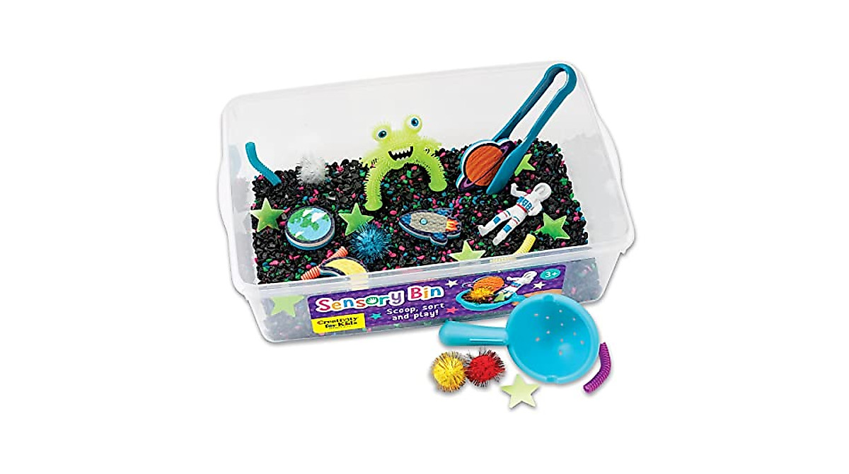 Creativity for Kids Outer Space Sensory Bin for Toddlers