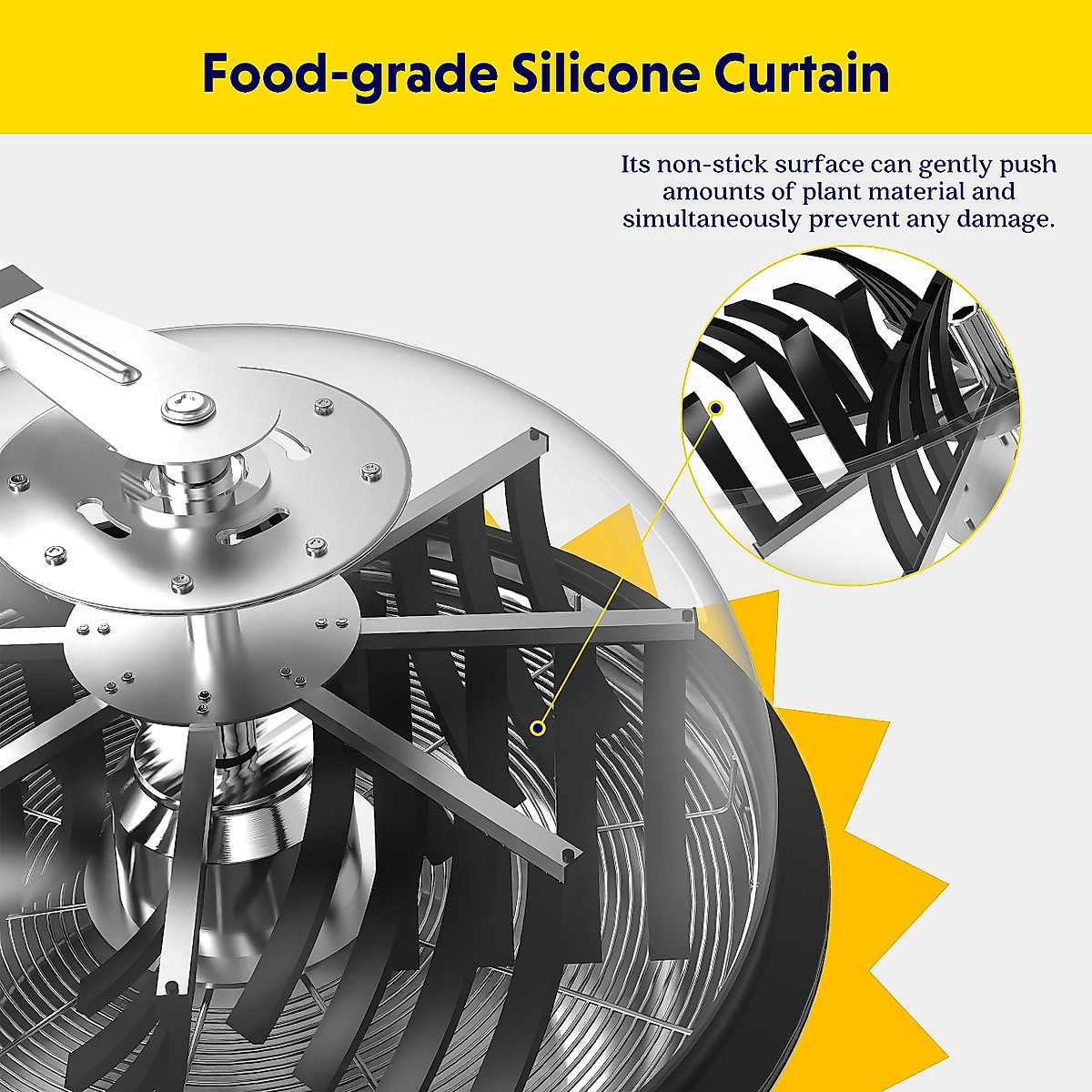 iPower 19 inch Bud Trimmer Leaf Bowl Twisted Spin Cut for Hydroponics Plants with Sharp Stainless Steel Blades, Clear Visibility Dome, Solid Metal Gear Box, Pruner Included (Upgraded Version)