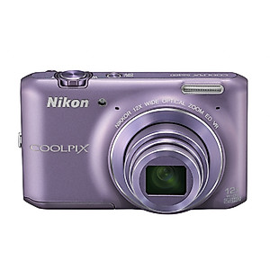 Nikon COOLPIX S6400 16 MP Digital Camera with 12x Optical Zoom and 3-inch LCD (Purple)
