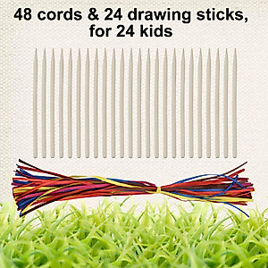 [48+48+12], Linkbro Easter Scratch Crafts Art Kit, Colorful Rainbow Scratch Paper Card, Easter Egg Bunny Chick Shape with Ribbons Wooden Scratch Tools abd Envelopes for Easter Party Egg Hunt Game