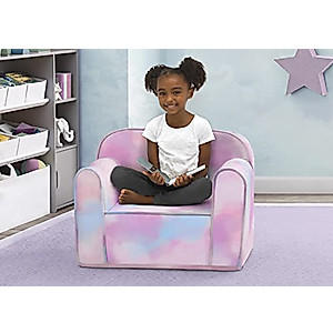 Delta Children Cozee Chair for Kids for Ages 18 Months and Up, Tie Dye