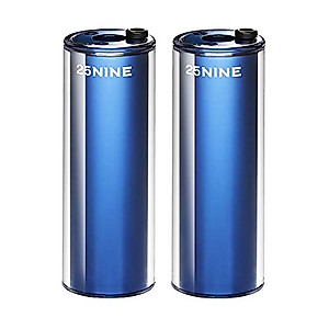 25NINE BMX Bike Pegs – Aluminum Core with PC Outer Sleeve – Blue