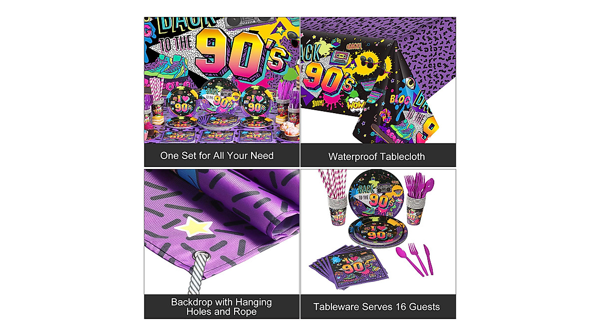 Retro 90s Party Decorations for a Nostalgic Celebration