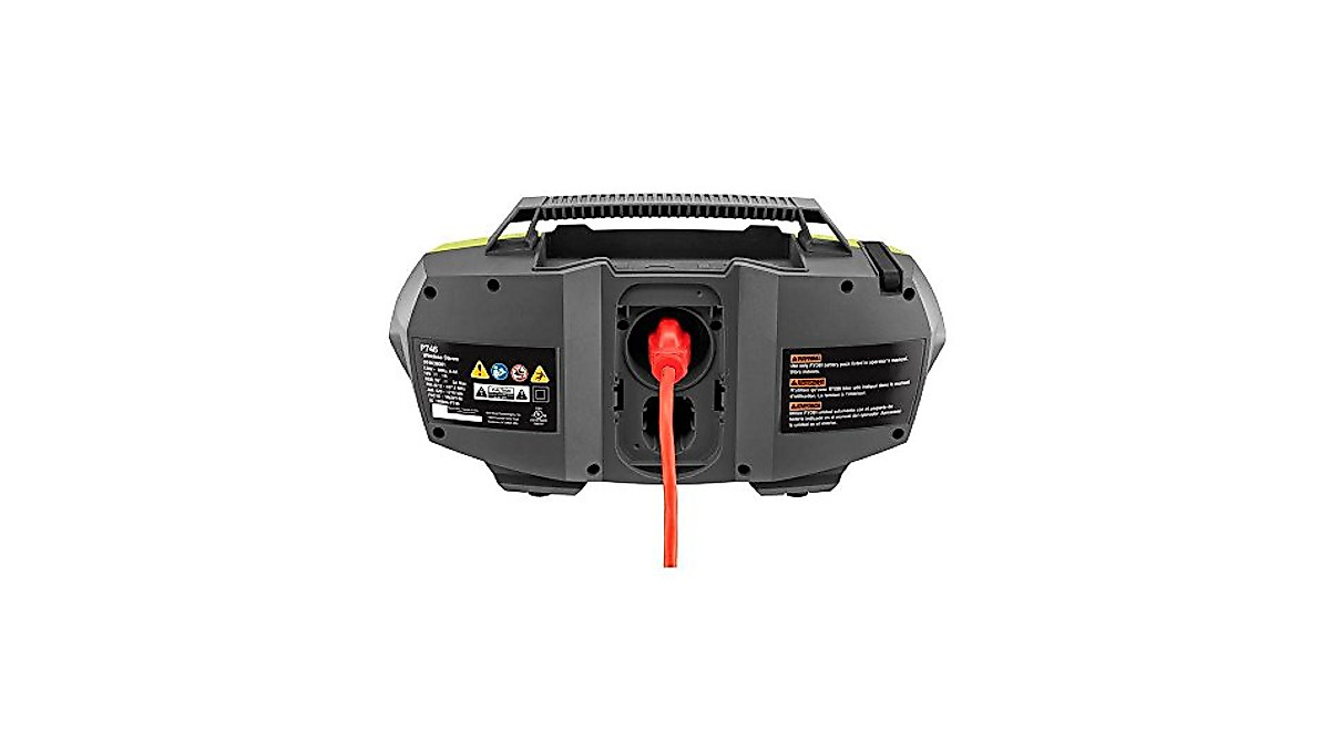 Ryobi P746 One+ 18-Volt Lithium Ion / AC Dual-Powered AM/FM Stereo ...
