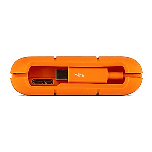 LaCie Rugged Thunderbolt USB 3.0 1TB External Hard Drive Portable HDD (STEV1000400)
