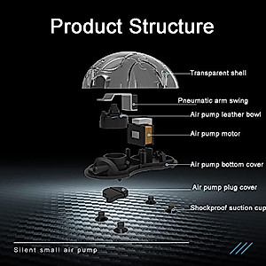 LONDAFISH Aquarium Mini Air Pump 0.8W Oxygen Pump with Air Stone &Tube