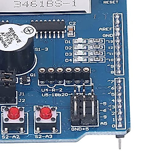 Kadimendium Multifunctional Expansion Module, 70x50mm Digital Display 4 Digit Development Board Adjustable Potentiometer for Wireless Experiment