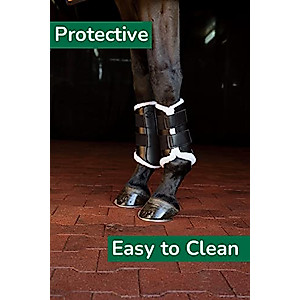 Dover Saddlery Premium Sport Boots with Fleece Lining, Black, Large