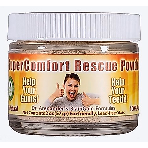 Gum Disease Help! Organic Tooth Powder - Rescue Powder - Helps Gum Recession, Plaque Remove, Prevent Gingivitis, Bleeding Gums & Gum Sensitivity, Helps Inflammation, Anti-Cavity, Receding Gums
