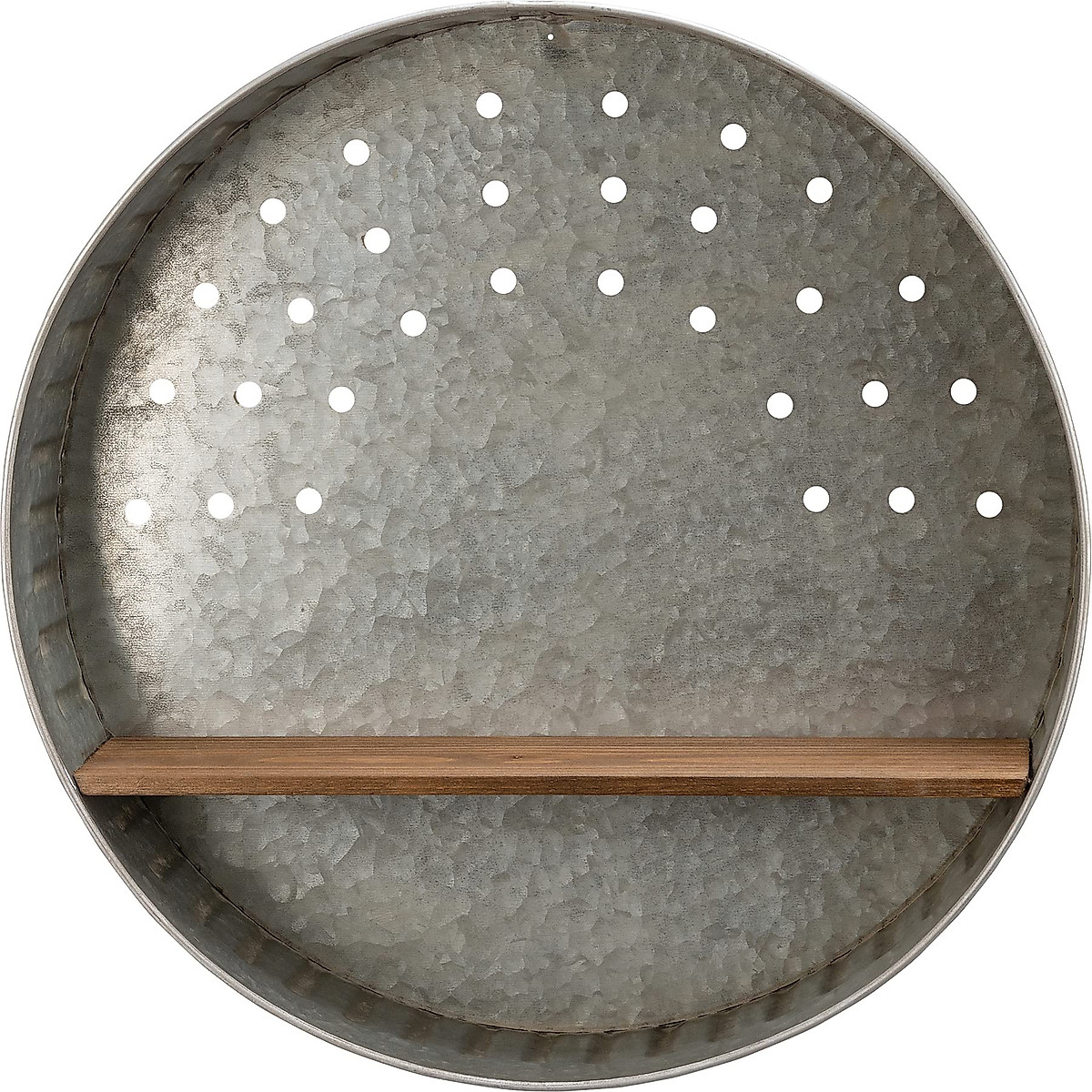 Primitives By Kathy 112886 Round Shelf Wall, 20-inch Diameter, Large