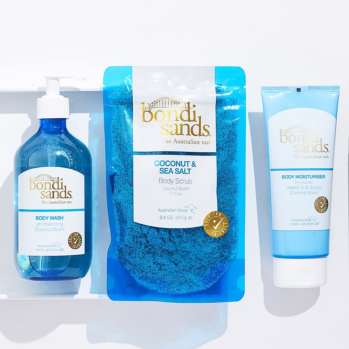 Bondi Sands Body Wash | pH Balanced Formula Helps Prolong Your Tan and Gently Cleanses + Softens with Aloe Vera and Coconut | 17 Oz/500 mL…