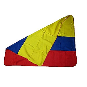AES Colombia Colombian Flag 50x60 Polar Fleece Blanket Throw