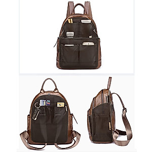 HOYOFO Mini Backpack Organizer Insert Small Shoulder Bag Divider for Rucksack Purse Lightweight Nylon, Light Blue