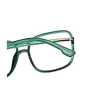 Shiratori Woman's New Retro Blue Light Blocking Glasses Oversized Nerd Eyeglasses Frame Anti Blue Ray Computer Game Glasses Green