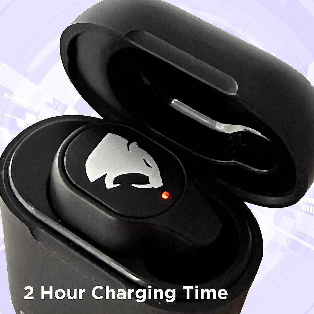 Sabertooth VLT450 Smart Voice Language Translator Single Ear Bud with Direct Talk Software to Complete Seamless Voice Language Translation, Translates up to 60 Languages, Compatible with IOS & Android