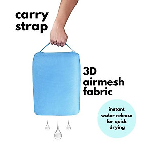 Hot Tub Booster Seat and Jacuzzi Spa Accessory, Indoor and Outdoor Use, Non-Slip Micro Dot Bottom, Fast Drying Pillow, Washable Cover.