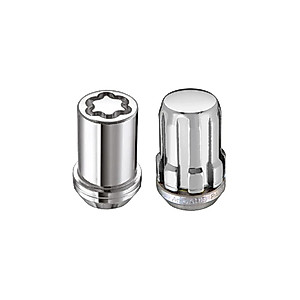 McGard 65557 Chrome SplineDrive Wheel Installation Kit (M12 x 1.5 Thread Size) - for 5 Lug Wheels, 16 Lug Nuts / 4 Locks / 1 Key / 1 Install Tool